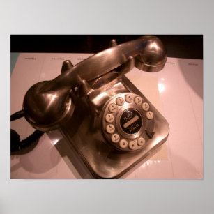 Vintage Phone Posters & Prints | Zazzle UK