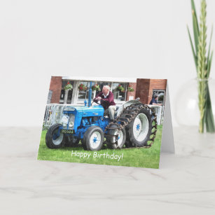 Vintage Tractor Cards | Zazzle UK