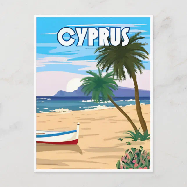 vintage travel CYPRUS KYRENIA Chypre Postcard | Zazzle