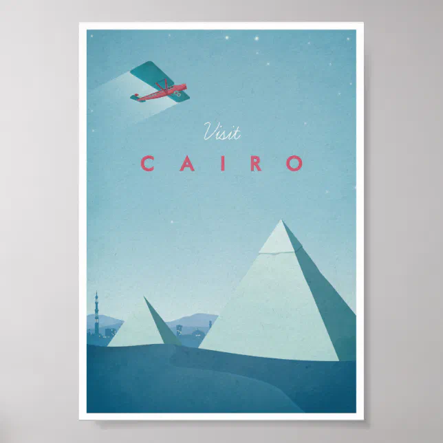 Vintage Travel Poster Cairo | Zazzle