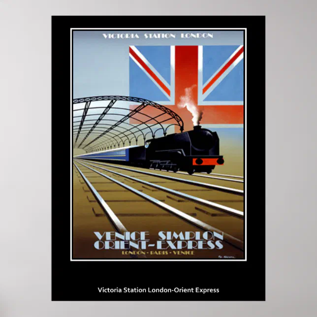 Vintage Travel Poster Orient Express | Zazzle