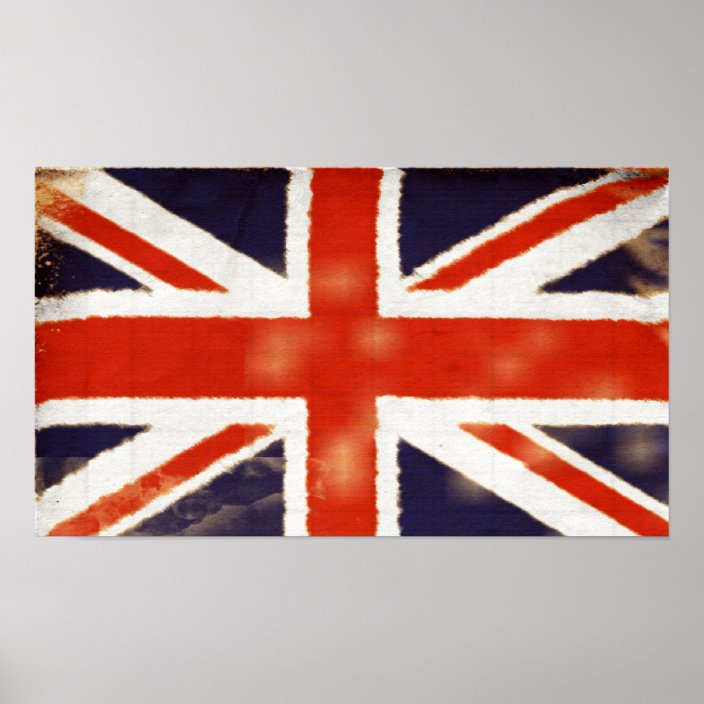 Vintage Union Jack Poster | Zazzle.co.uk