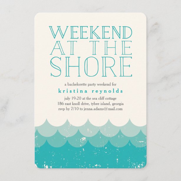 Weekend Getaway Invitations | Zazzle UK