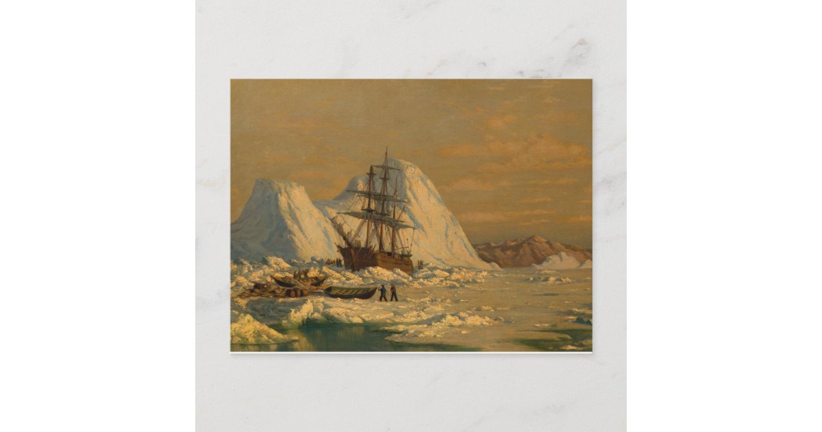 Vintage William Bedford An Incident of Whaling Postcard | Zazzle