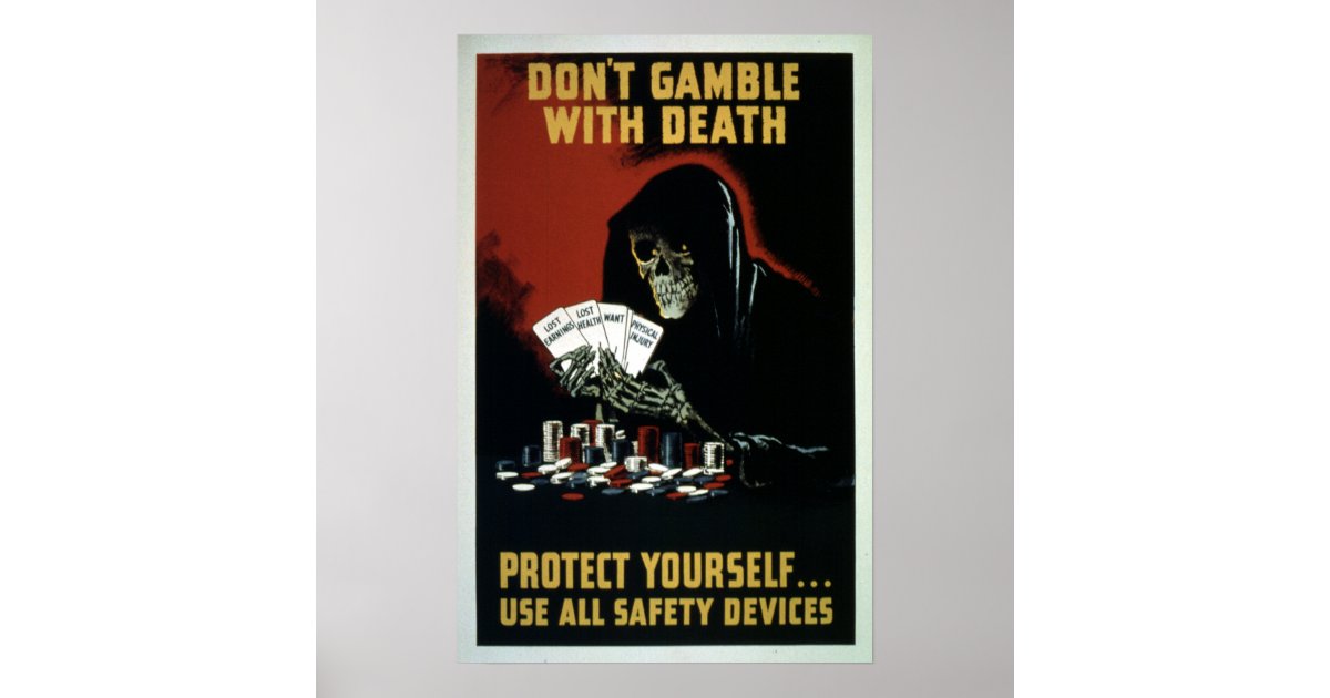 Vintage World War II Safety Equipment Poster | Zazzle