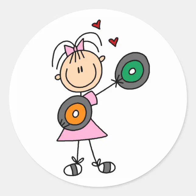 Vinyl Record Lover Sticker | Zazzle