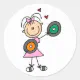 Vinyl Record Lover Sticker | Zazzle