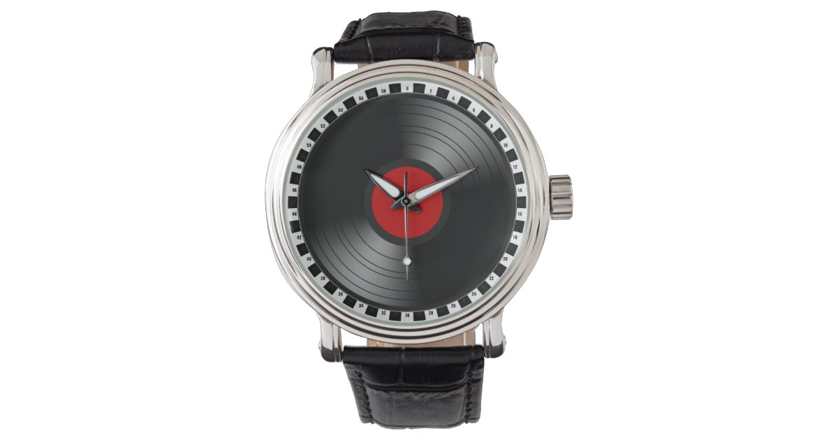 Vinyl Record Watch | Zazzle