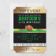 VIP FOOTBALL ALL ACCESS Gold Pass Badge Invitation | Zazzle