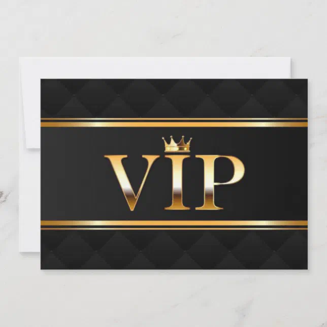 VIP Party Ticket Invitation | Zazzle