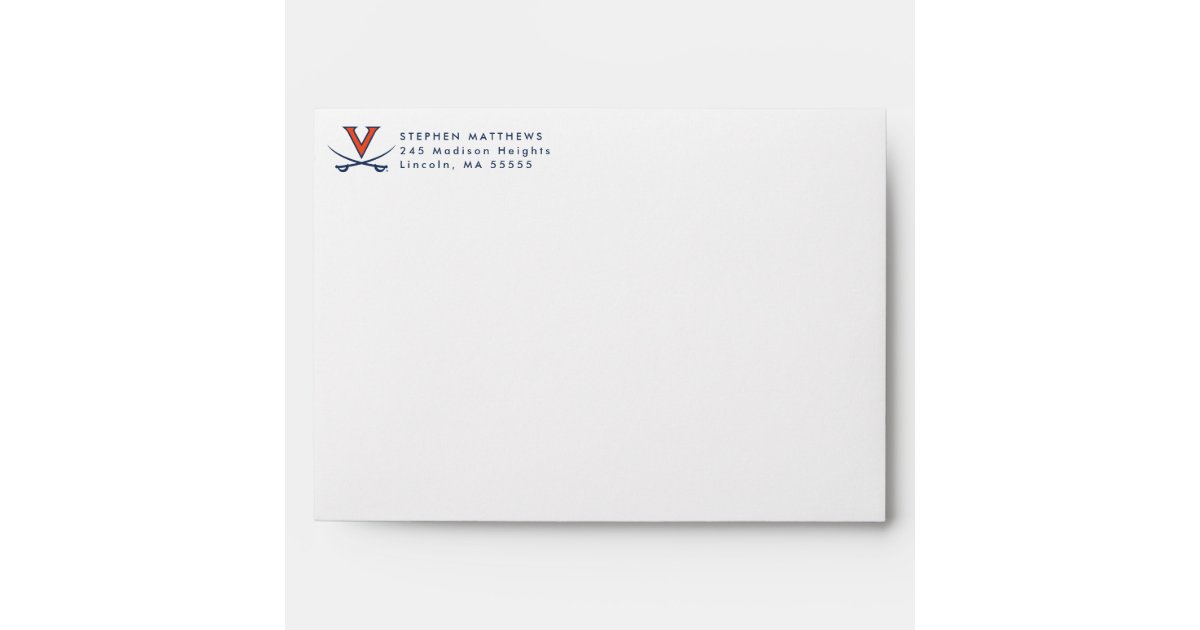 Virginia Cavaliers | Graduation Envelope | Zazzle