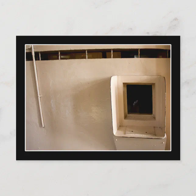 Visitation Window at Alcatraz Prison Postcard | Zazzle