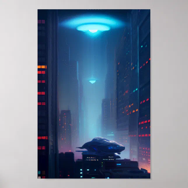 Visitors from outer space poster | Zazzle