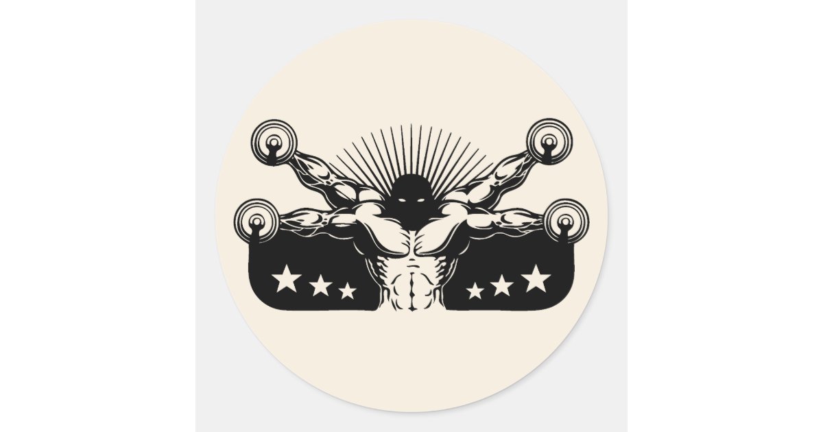 Vitruvian Reps Classic Round Sticker | Zazzle
