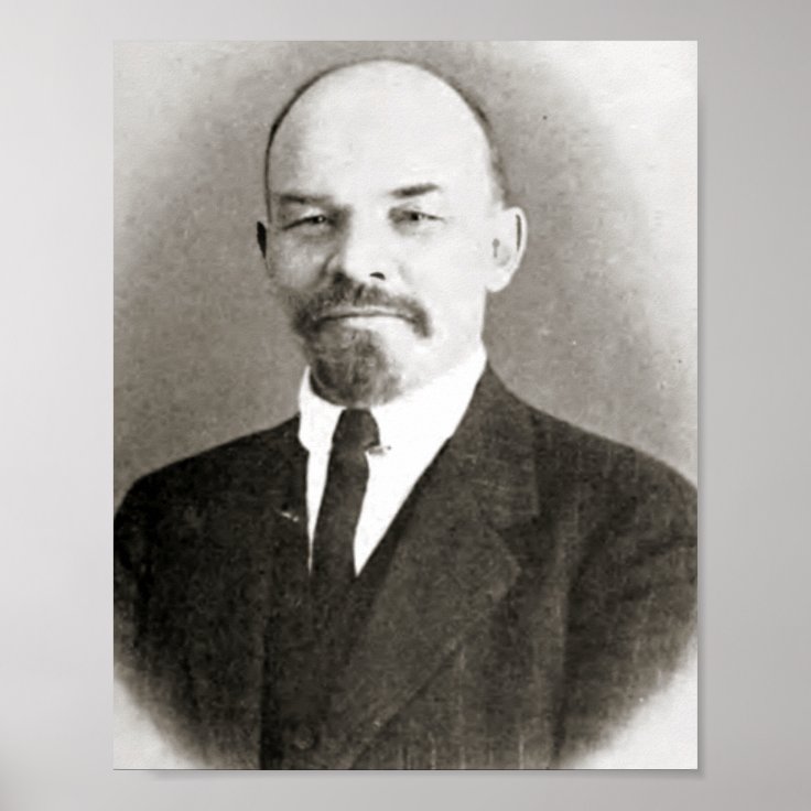 Vladimir Lenin Portrait Poster | Zazzle
