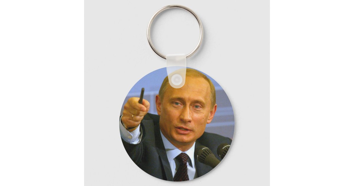 Vladimir Putin wants to give that man a cookie! Key Ring | Zazzle