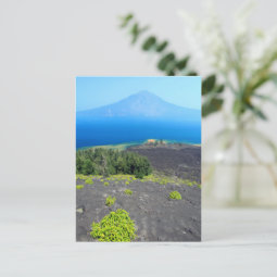 Volcanic slopes of Anak Krakatau, West Java Postcard | Zazzle