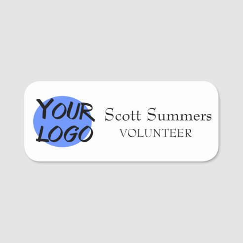 Volunteer Name Tags | Zazzle.co.uk
