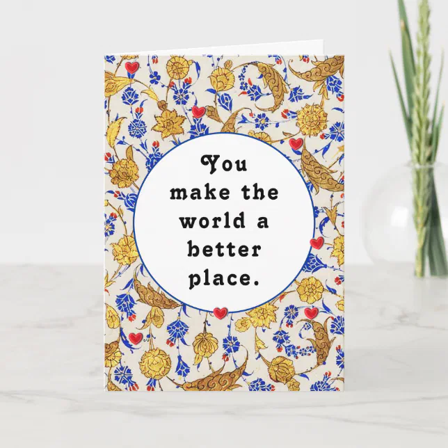 Volunteer Thank You Card | Zazzle