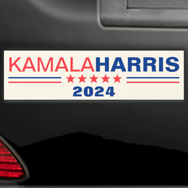 Vote Kamala Harris 2024 Campaign Bumper Sticker | Zazzle