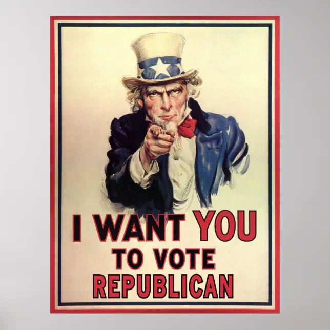 Vote Republican Poster | Zazzle
