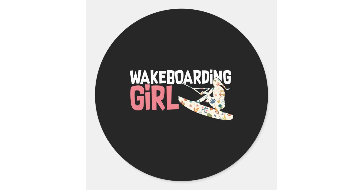 Wakeboarding Wakeboard Water Sports Wakeboarder Classic Round Sticker ...