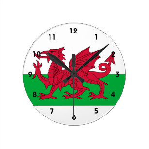 Welsh Wall Clocks | Zazzle UK