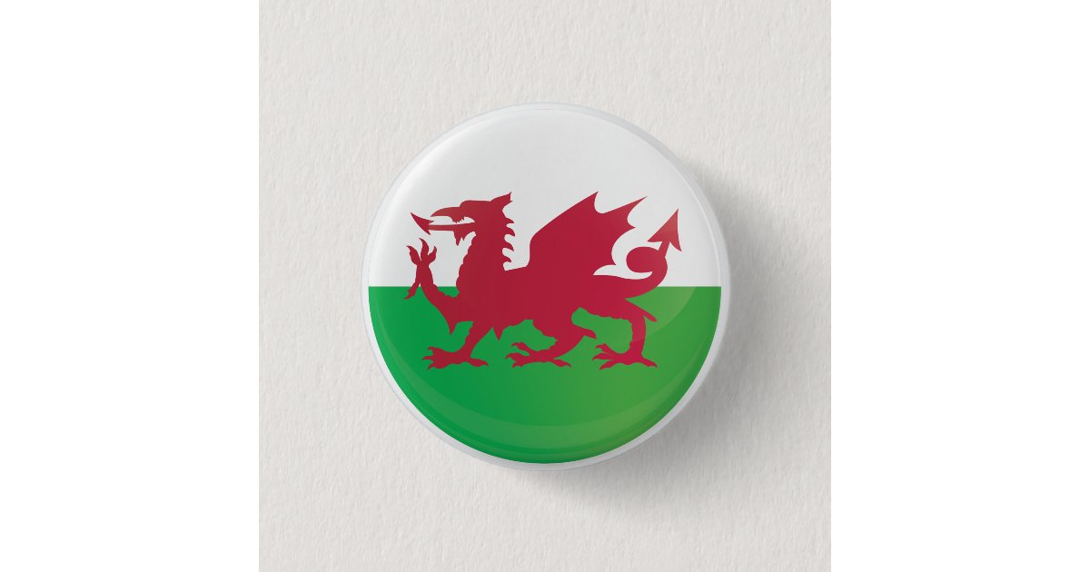 Wales Round Icon Flag 3 Cm Round Badge | Zazzle