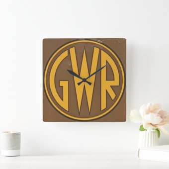 Wall Clock - GWR (Great Western Railway) Logo | Zazzle