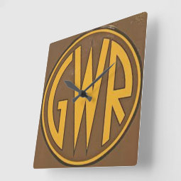Wall Clock - GWR (Great Western Railway) Logo | Zazzle