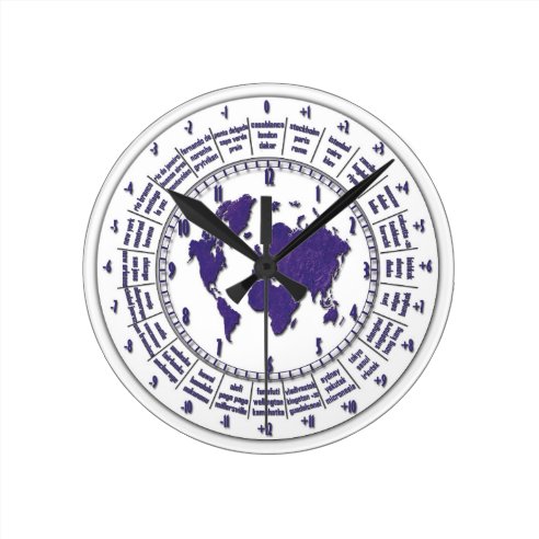 World Wall Clocks | Zazzle UK