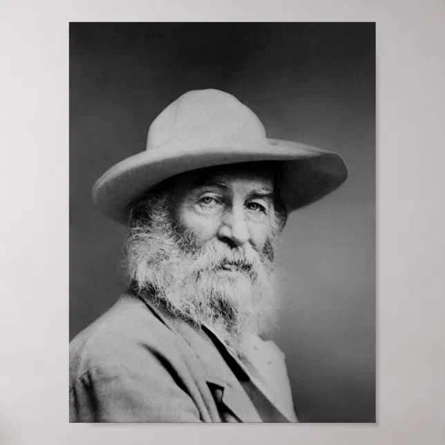 Walt Whitman Portrait Poster | Zazzle