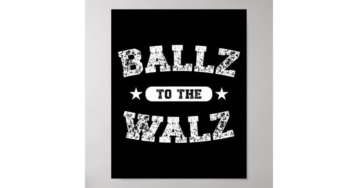 Walz 2024 Harris Waltz 2024 Election Kamala Harris Poster | Zazzle