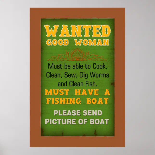 Wanted Good Woman Poster | Zazzle