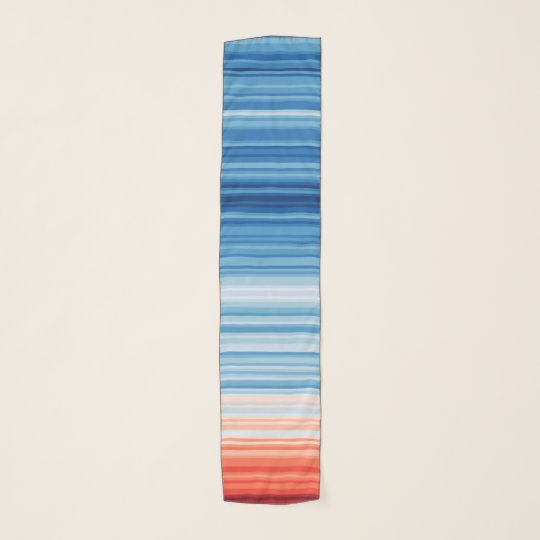 Warming Stripes Scarf | Zazzle.co.uk Warming Stripes Scarf | Zazzle.co.uk