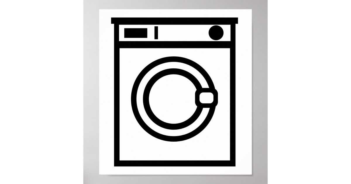 Washing machine poster | Zazzle