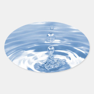 Blue Water Drop Stickers & Labels | Zazzle UK