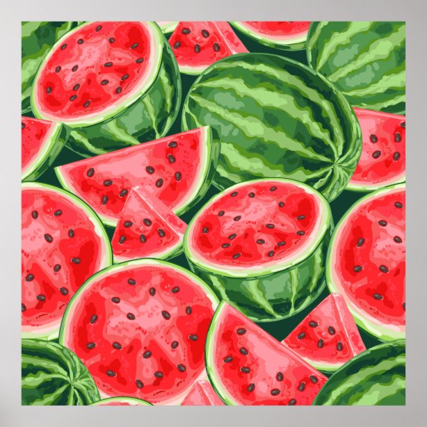Watermelon Posters & Prints | Zazzle UK