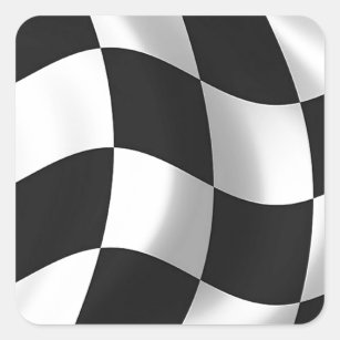 Chequered Flag Stickers & Labels | Zazzle UK