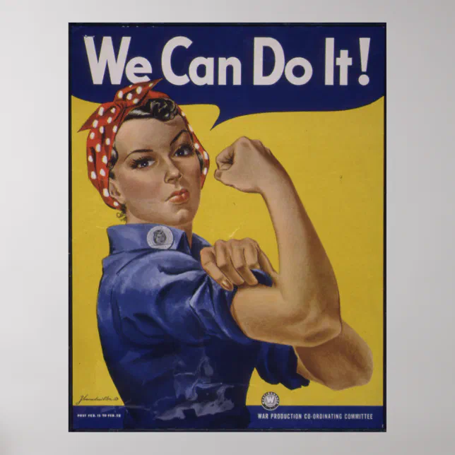 We Can Do It! Poster | Zazzle