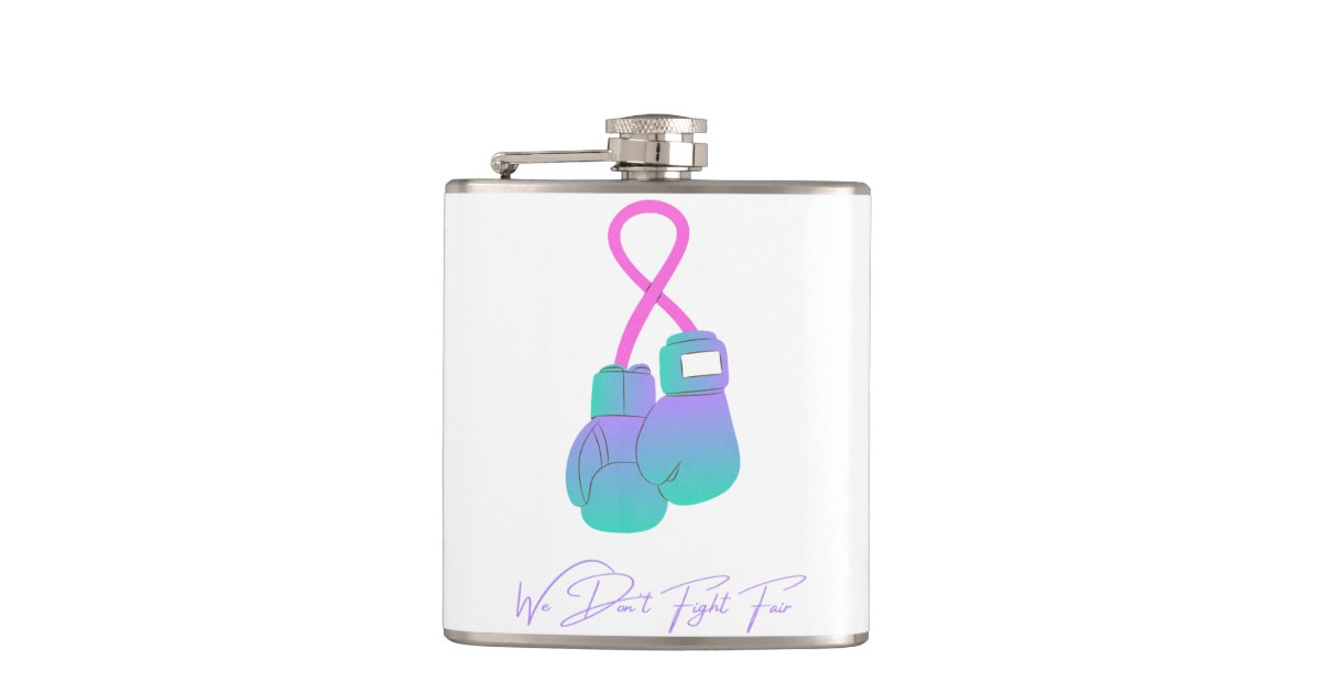 We Don't Fight Fair Hip Flask | Zazzle
