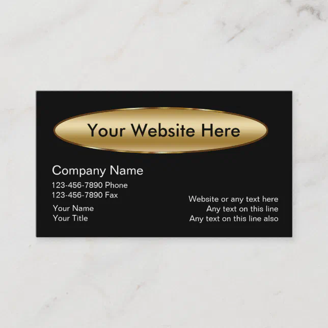 Website Business Card | Zazzle