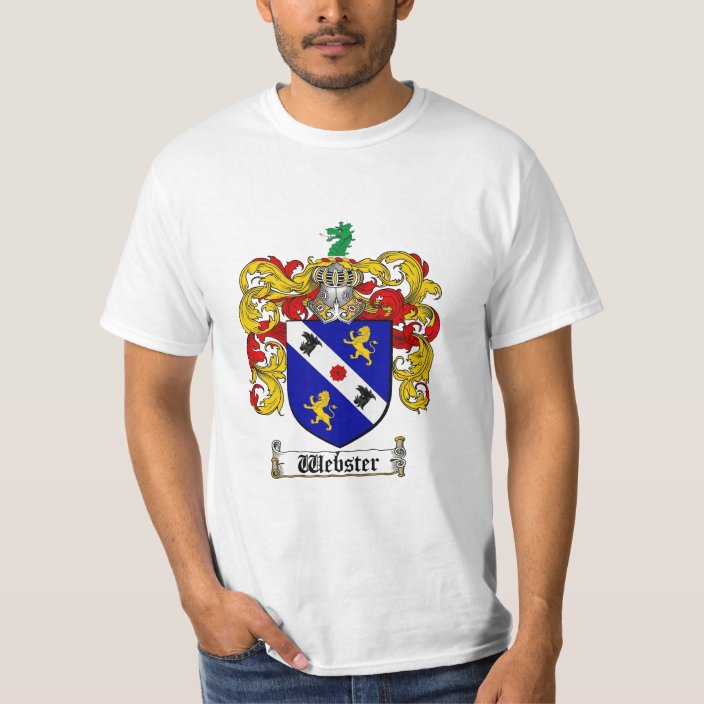 Webster Family Crest - Webster Coat of Arms T-Shirt | Zazzle.co.uk