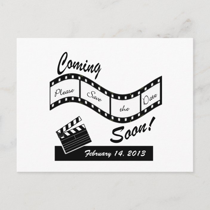 Wedding Coming Soon - Save the Date Announcement Postcard | Zazzle.co.uk