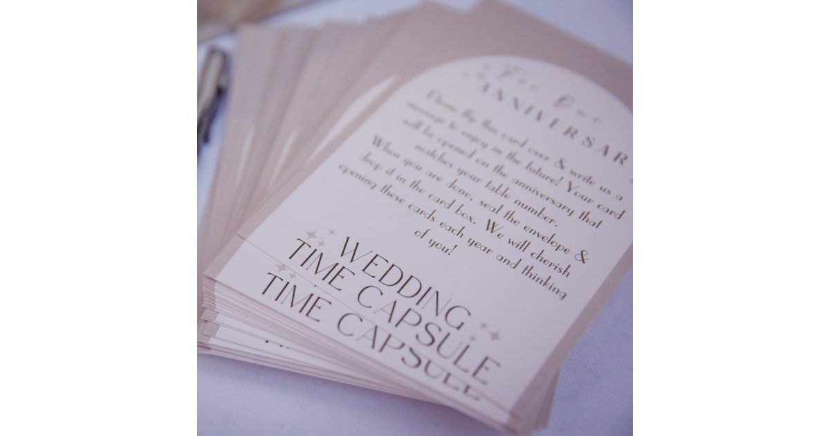 Wedding Time Capsule Custom Card and Envelope | Zazzle