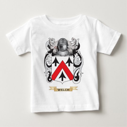 Welch Family Crest (Coat of Arms) Baby T-Shirt | Zazzle.co.uk