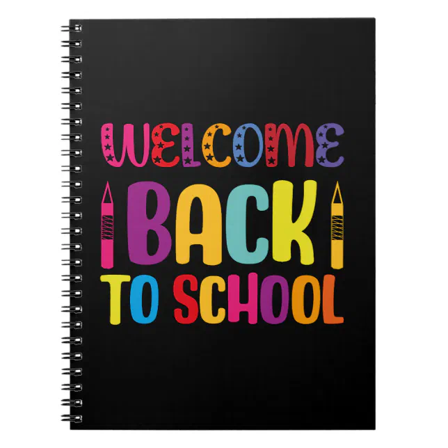 Welcome Back To School Notebook | Zazzle