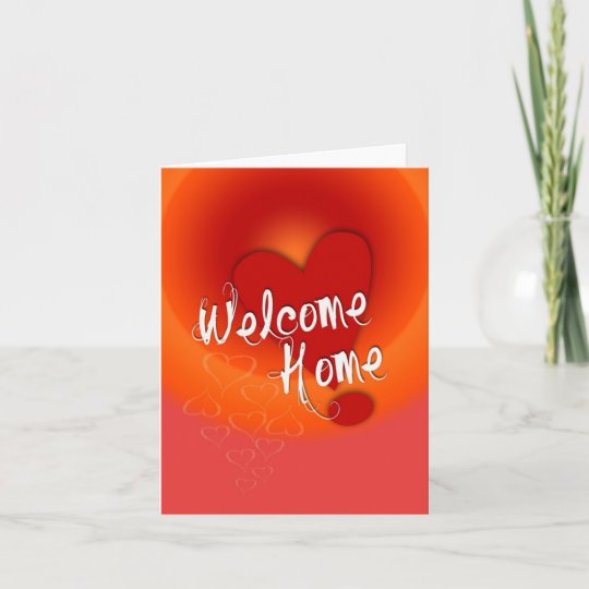Welcome Home Love Card | Zazzle.co.uk
