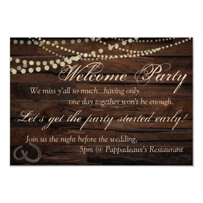 Welcome Party Invitation | Zazzle.co.uk