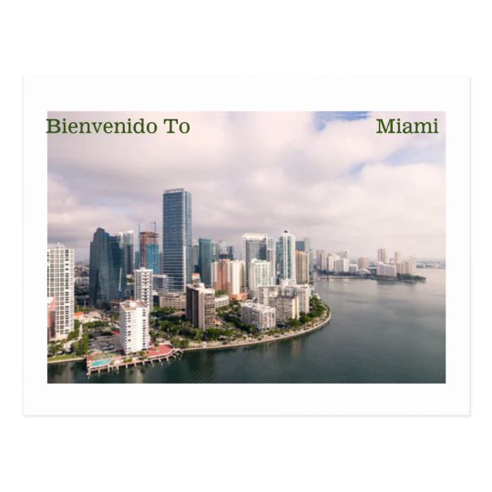 Welcome To Miami Postcard | Zazzle.co.uk